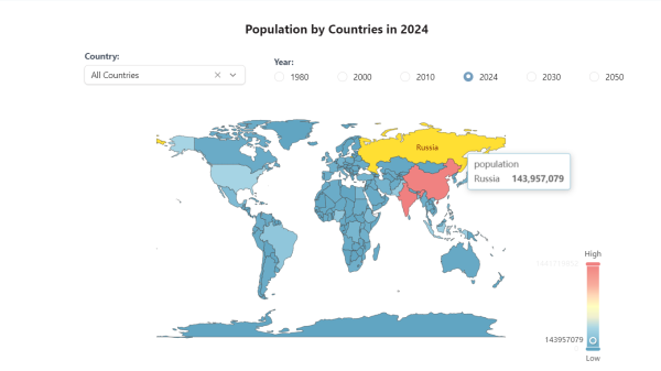Population Maps by Custom Widget | Appsmith Community Portal